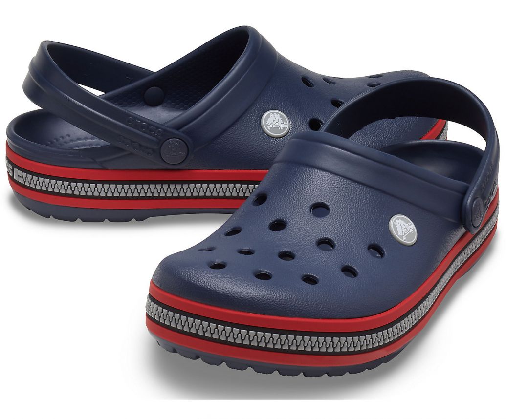 ᐈ Crocband Zipper Band Clog крокс синие зипер - купить в интернет ...