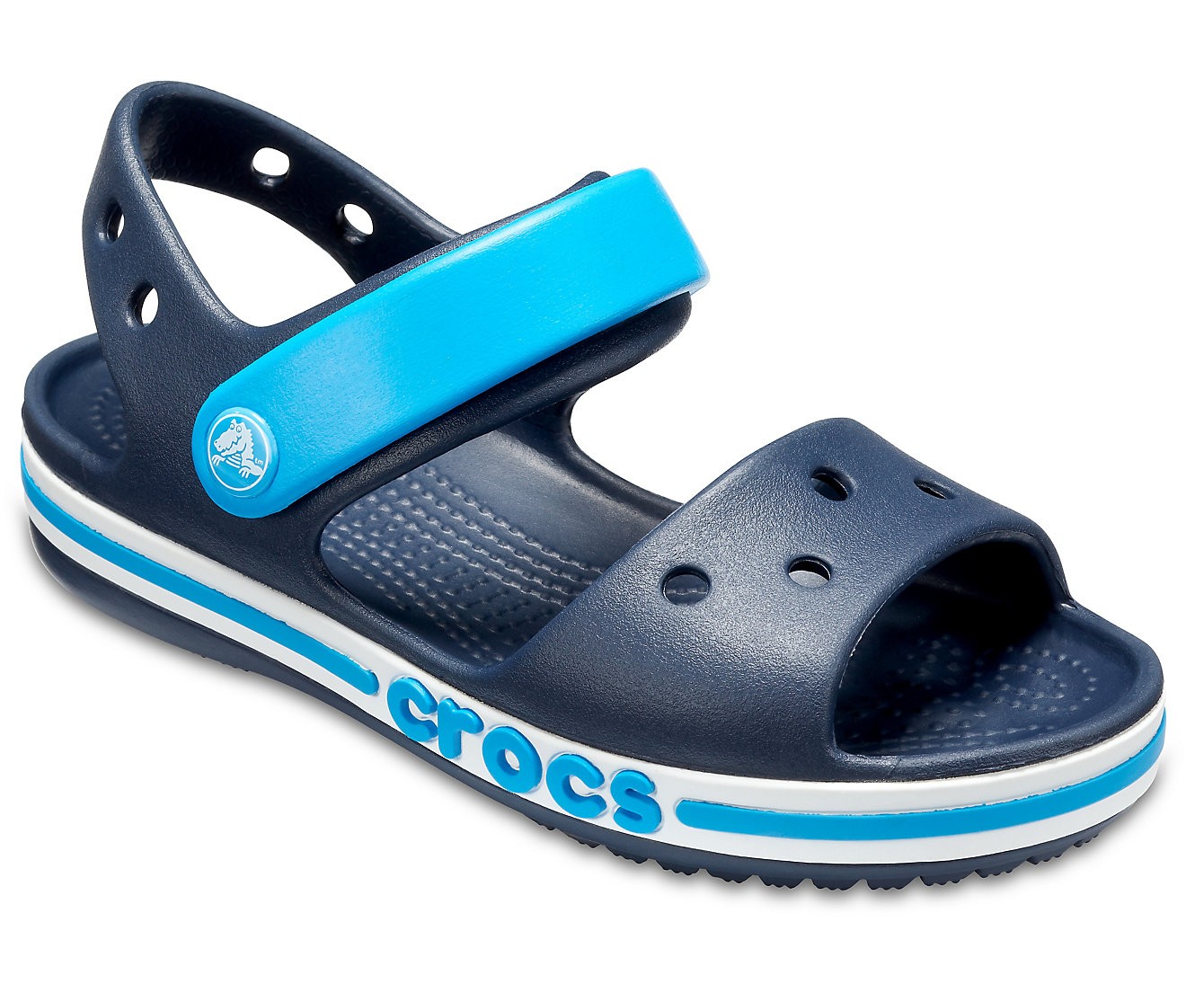 ᐈ CROCS Crocband™ Sandal Kids. Сандалии детские CROCS синие - купить в ...