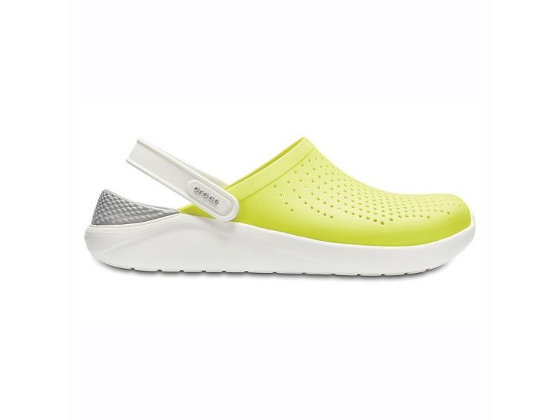 ᐈ Желто серые сабо, салатовые крокс лайт райд CROCS LiteRide™ Clog ...